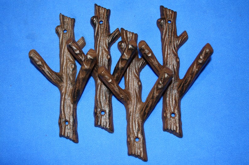 Woodland Theme Cabin Entryway Decor Tree Branch Wall Hooks - Etsy