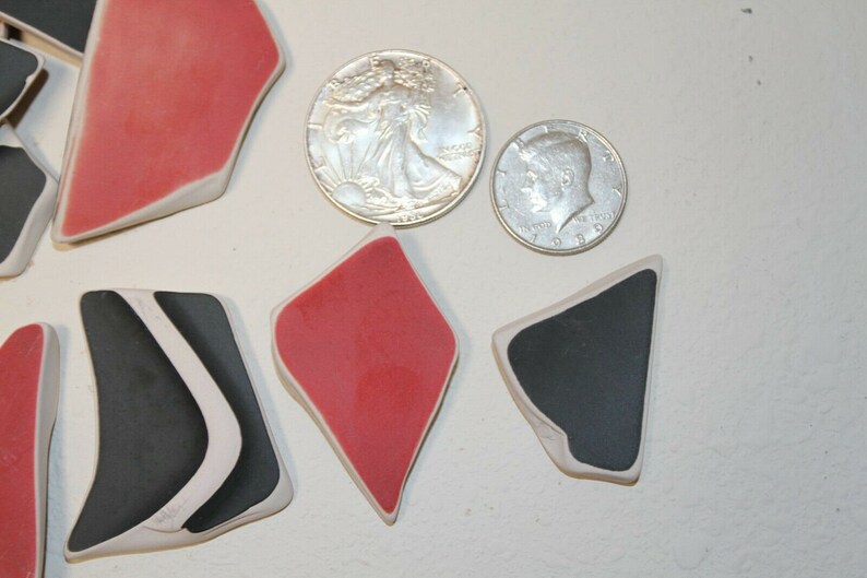 Two Sided Smooth Surface Edges Pottery Shards Pieces for - Etsy