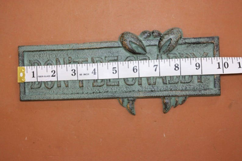 5 Crab Shack Theme Wall Decor Cast Iron Don't Be Crabby - Etsy