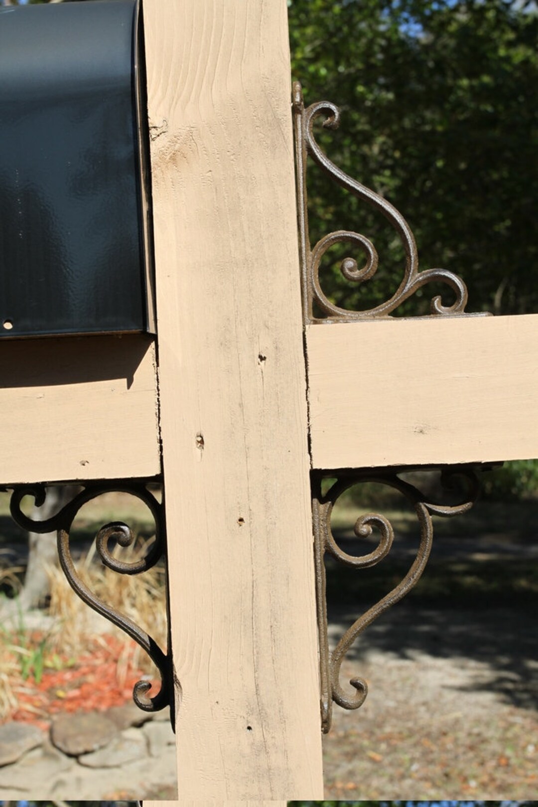 Elegant Country Mailbox Post Metal Corbels, B-05 Free Ship - Etsy