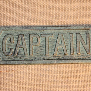 1 Piece), Captain Gift, Captain Decor, Fast and Cast Iron Captain's ...