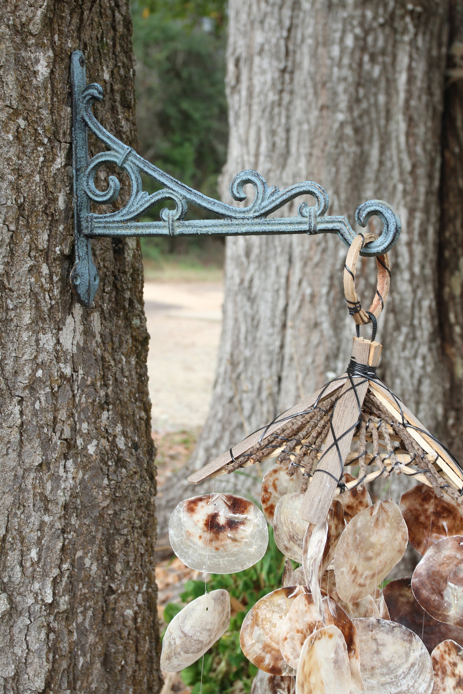 Victorian Style / Feeder Plant Chime Hanger, Cast Iron, Bronze Look, 10 ...