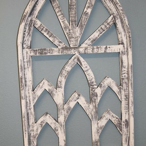 White Wood Farmhouse Wall Window Display 30 1/4 - Etsy
