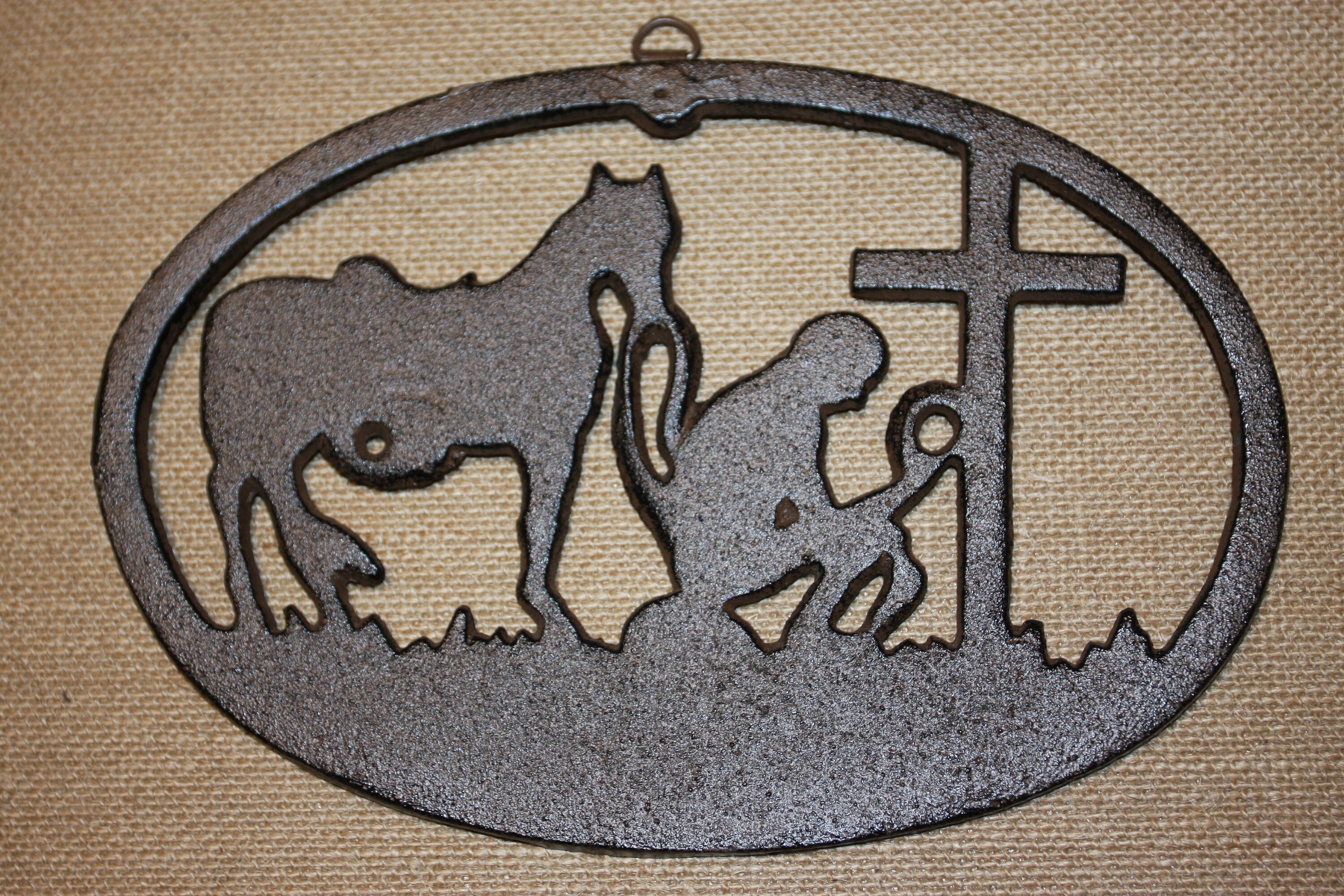 Christian Theme Farm & Ranch Housewarming Gift Praying Cowboy - Etsy