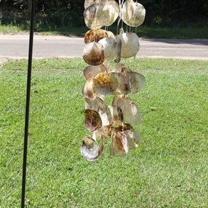 Grapevine and Saddle Oyster Shell Wind Chime, Weeding Supplies, Porch ...
