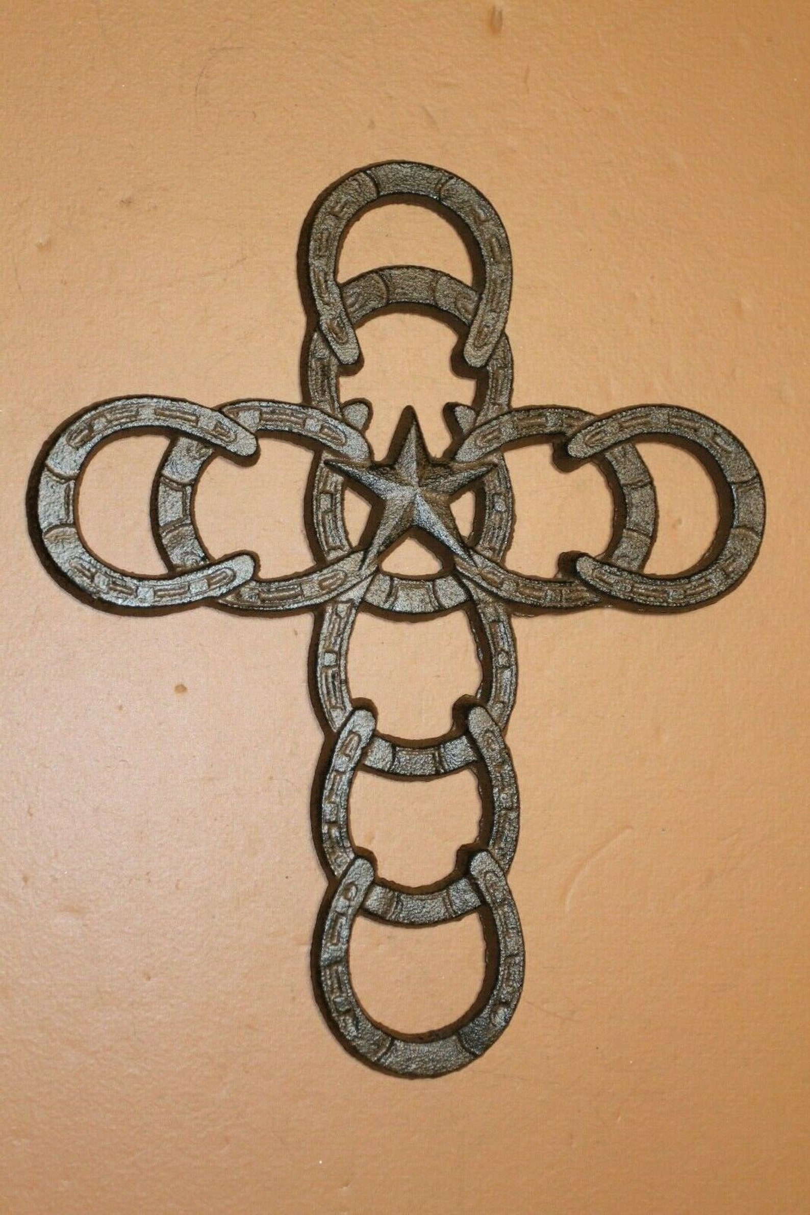 Western Star Cast Iron Wall Crosses 3 Crosses Free Ship - Etsy