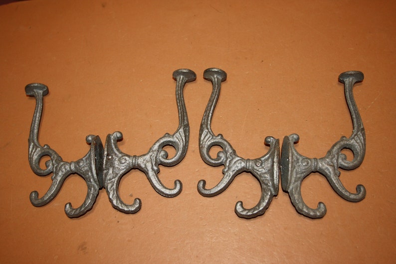 Vintage Look Fancy Wall Hooks Triple Hook Design 6 | Etsy