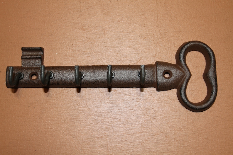 Antique Replica Cast Iron Skeleton Key Hooks Rack 7 5/8 Inch - Etsy