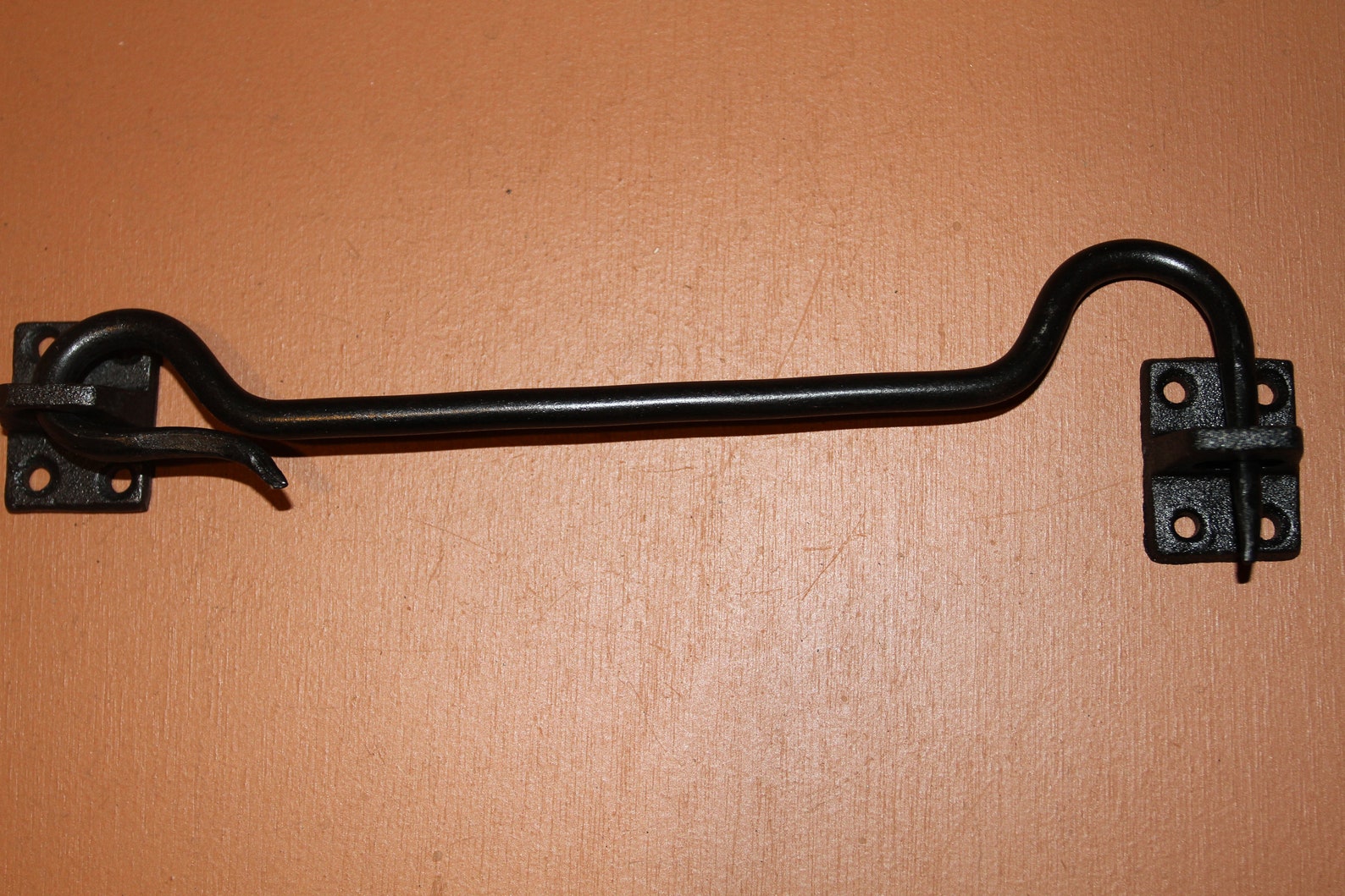 2 Log House Cabin Door Hook Latches 10 Inch Cast Iron Rustic | Etsy