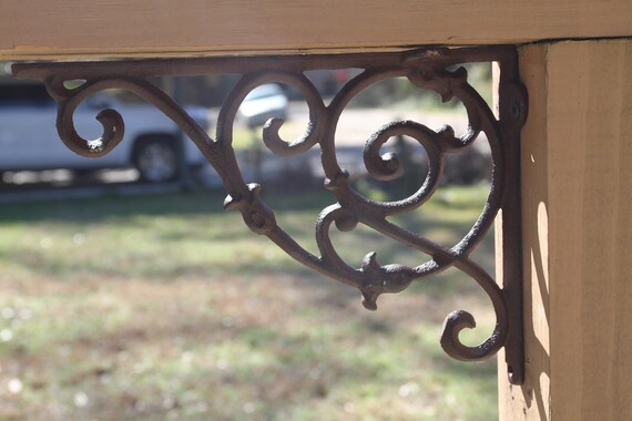 B-23 Free 2 Day Shipping Large Elegant Cast Iron Corbels 9 1/4 inch ...