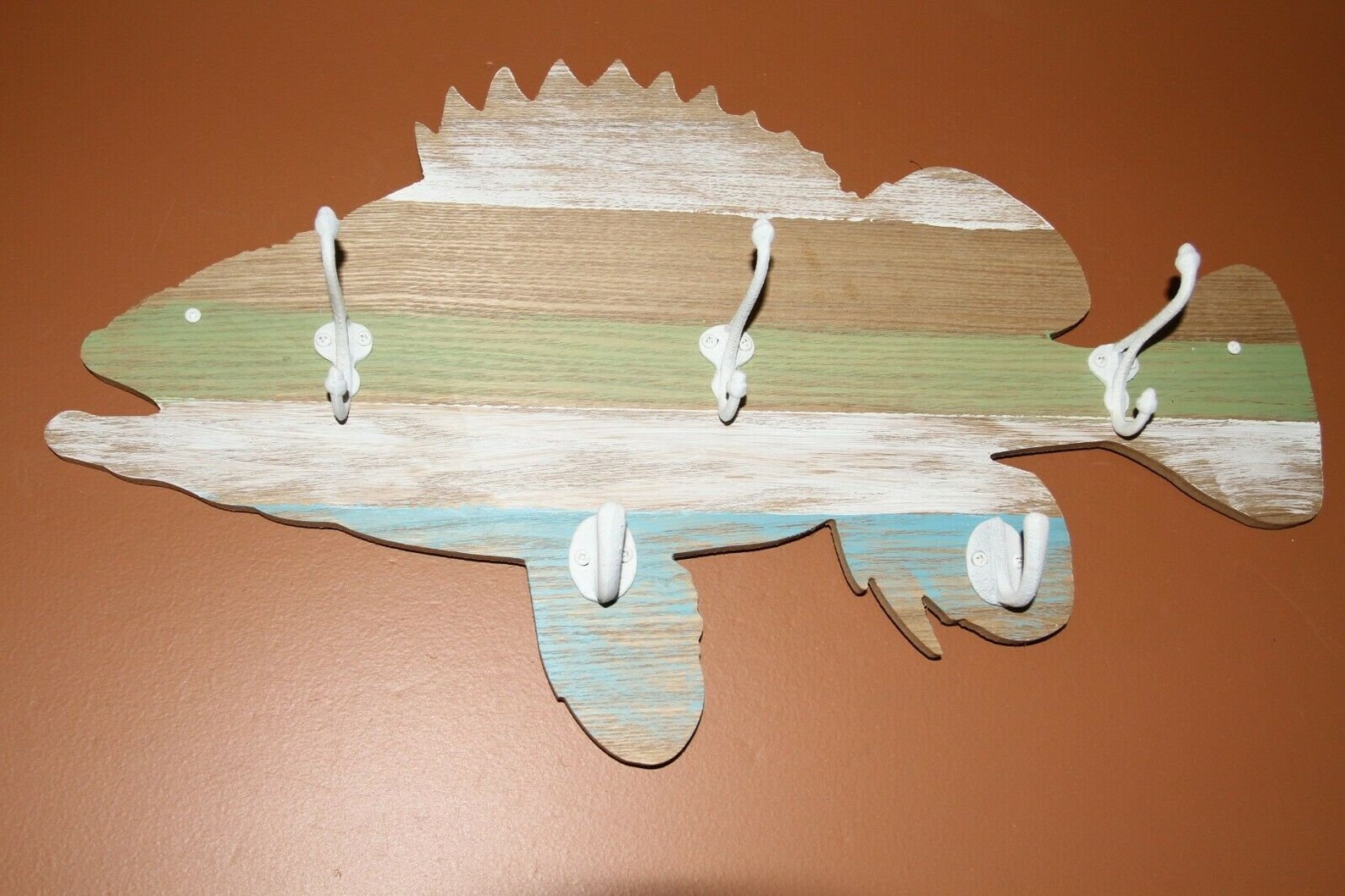 Fish Cleaning Station Decorative Wall Hook Rack Wooden Fish | Etsy