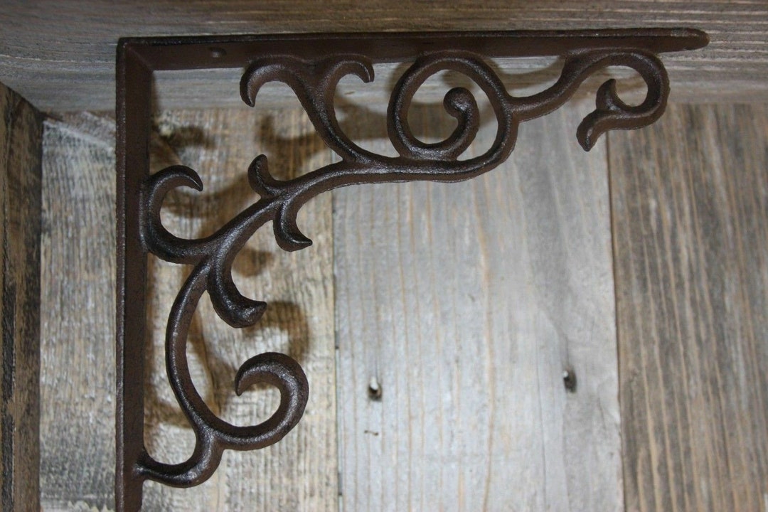 Scrolling Design Cast Iron Patio Corbels 8 1/4 - Etsy