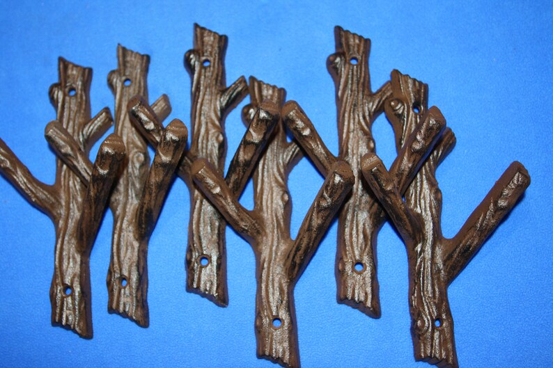 Woodland Theme Cabin Entryway Decor Tree Branch Wall Hooks - Etsy
