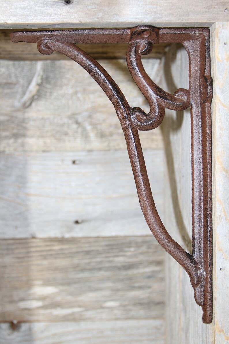 Ranch House Utility Room Shelving Shelf Brackets Solid Cast | Etsy