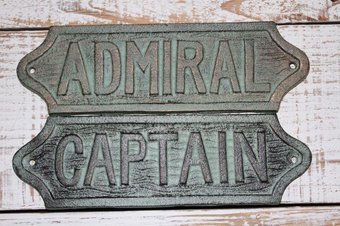 WALL PLAQUES / Navy Memorabilia / Officer's Quarters Admiral / Captain ...