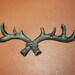 6 Rustic Deer Hunter Bronze Look Deer Head Shelf Brackets / - Etsy