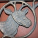 6 Rustic Deer Hunter Bronze Look Deer Head Shelf Brackets / - Etsy