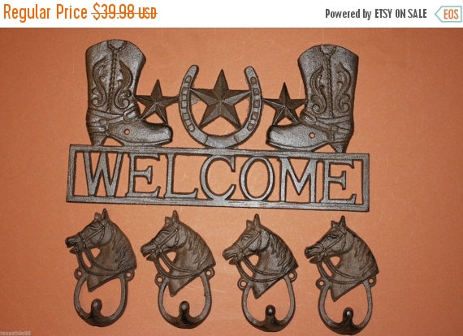 5 Cowboy Boots Welcome Sign Country Western Lone Star | Etsy