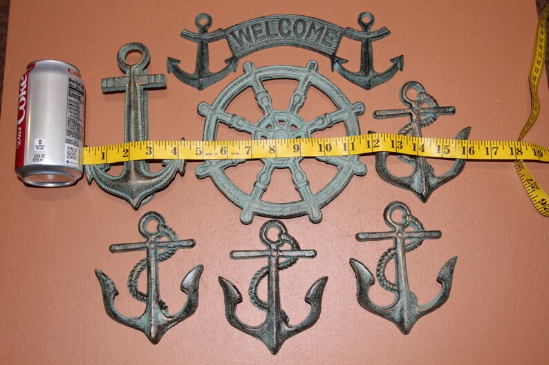 Tidal Welcome Nautical Entryway Front Door Decor Bronze Look | Etsy