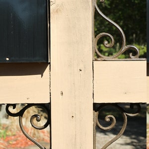 Elegant Country Mailbox Post Metal Corbels, B-05 Free Ship - Etsy