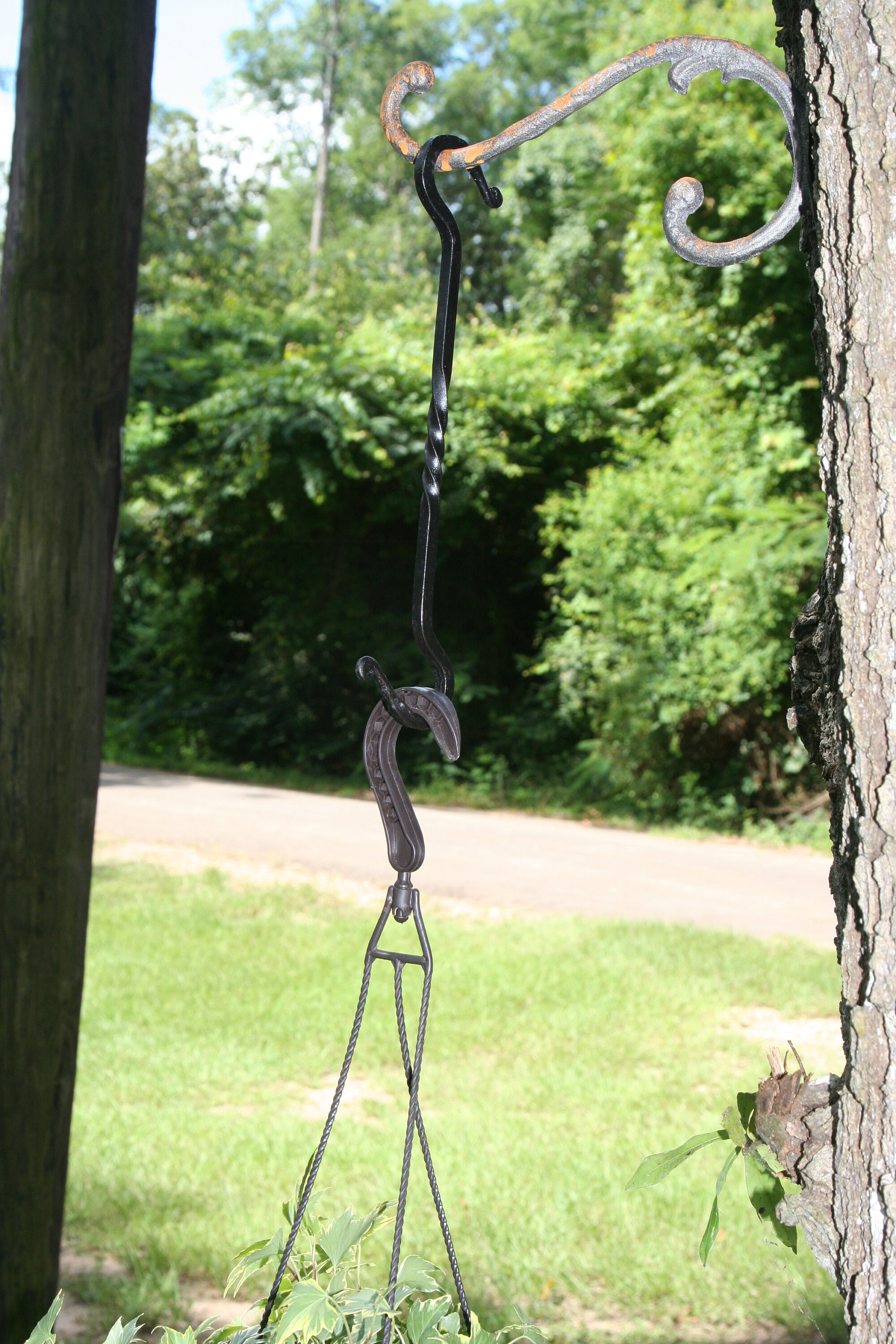 Twisted Metal Extension Hook Plant Hanger 12 1/8 Bird | Etsy