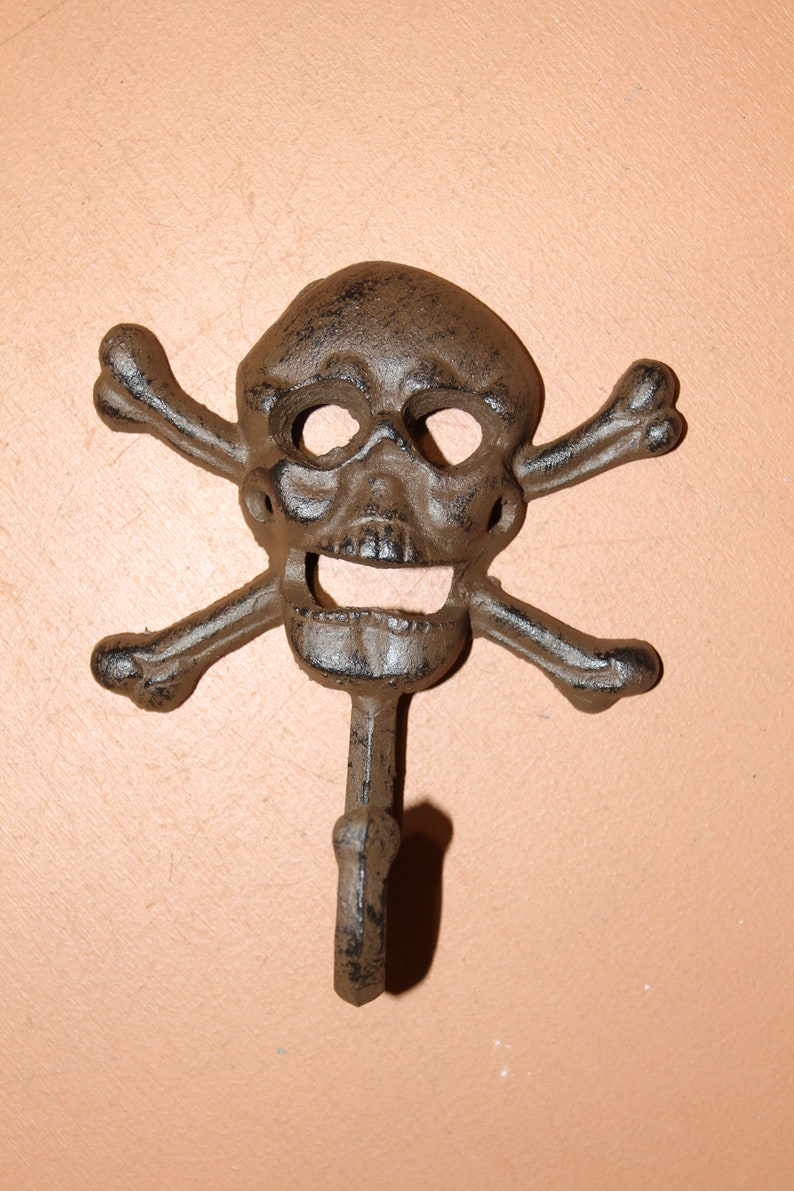 Gifts for Dad Jolly Roger Wall Display Wood & Cast Iron - Etsy