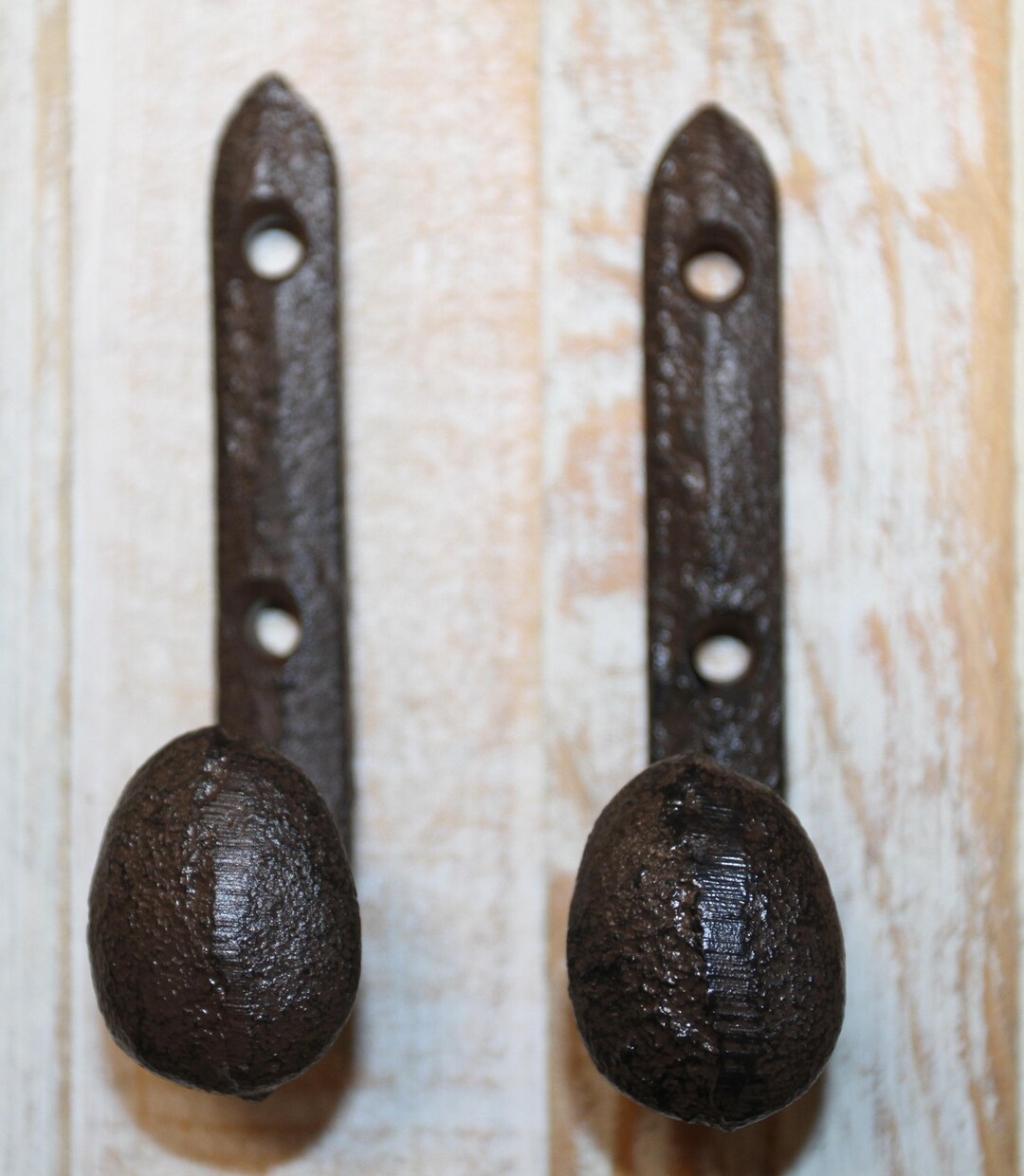 WALL HOOKS, Railroad Spike Decor, Kids Room Decor, Towel Hooks, Wood ...