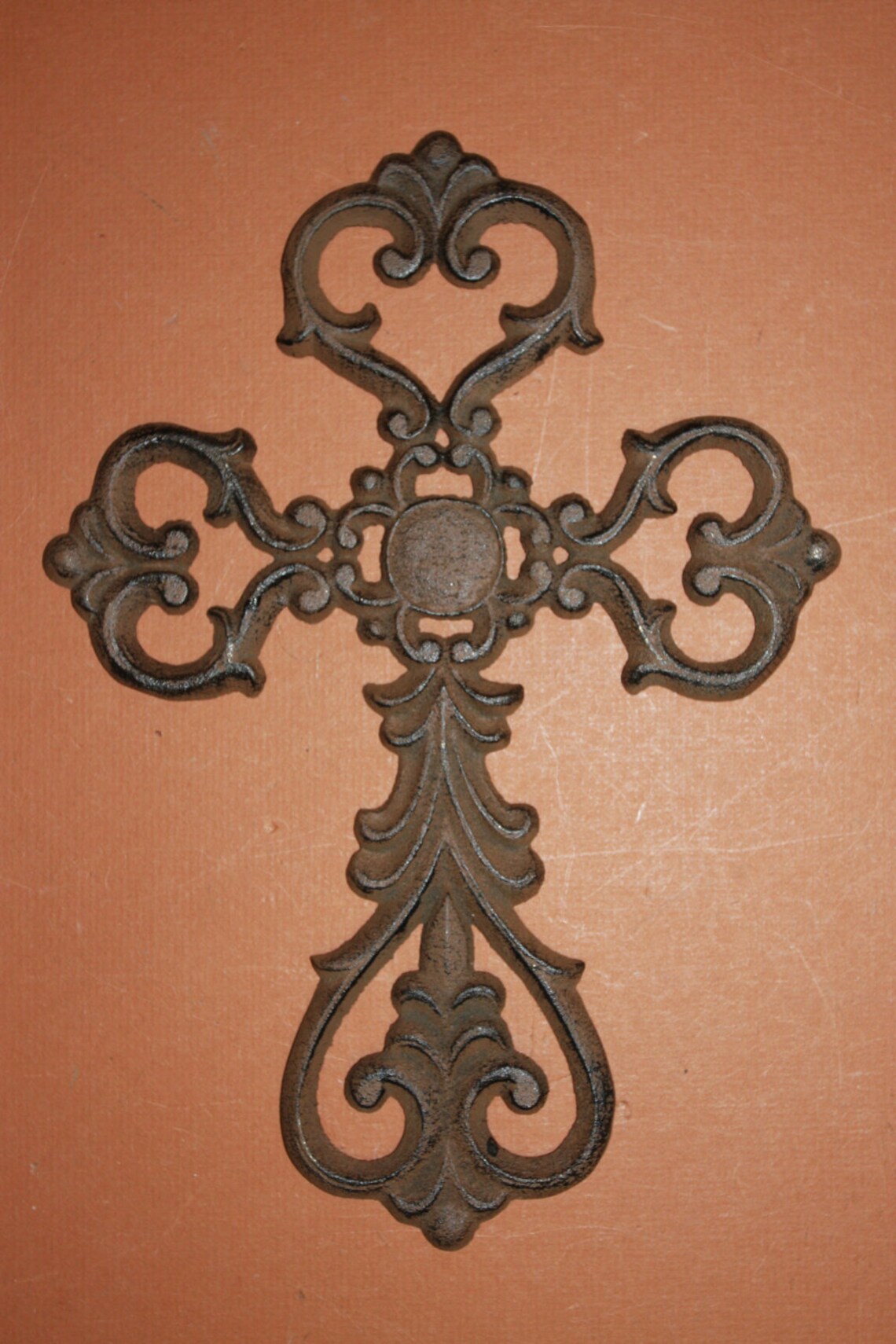 5 Religious Home Decor Rustic Cast Iron Cross Collection - Etsy