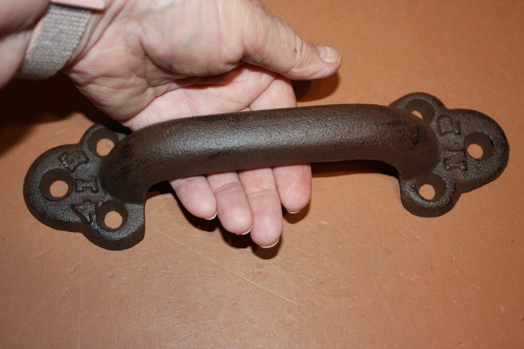 Large Cast Iron Pulls Handles, 8 3/8 Inch Center, HW-88 Expedited ...