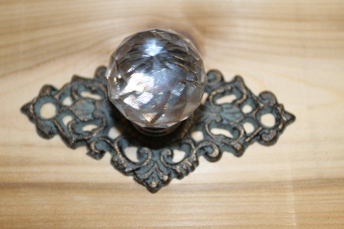 Antique Style Cottage Kitchen Pantry Knob Pulls Cast Iron | Etsy