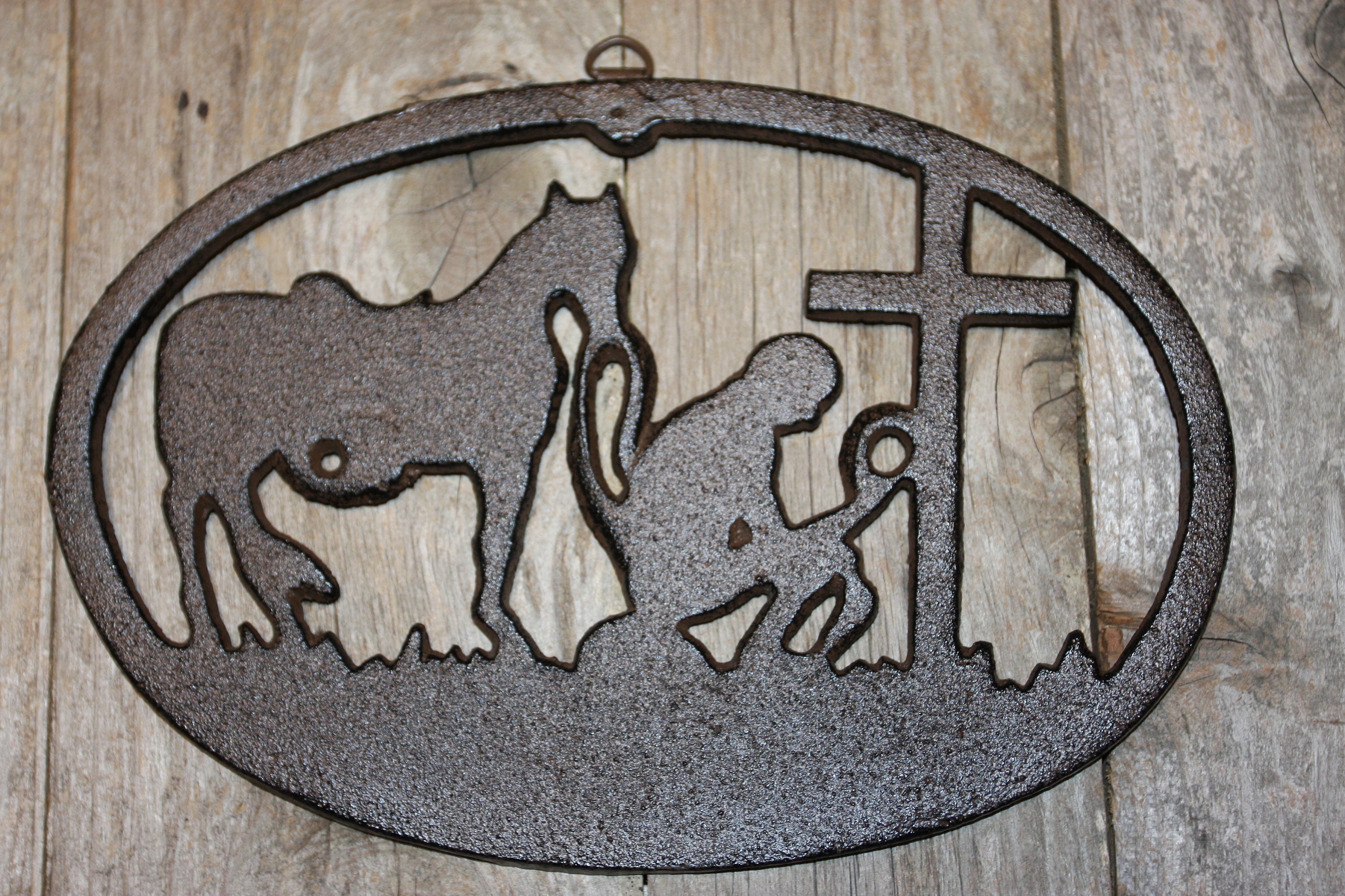 Christian Theme Farm & Ranch Housewarming Gift Praying Cowboy - Etsy