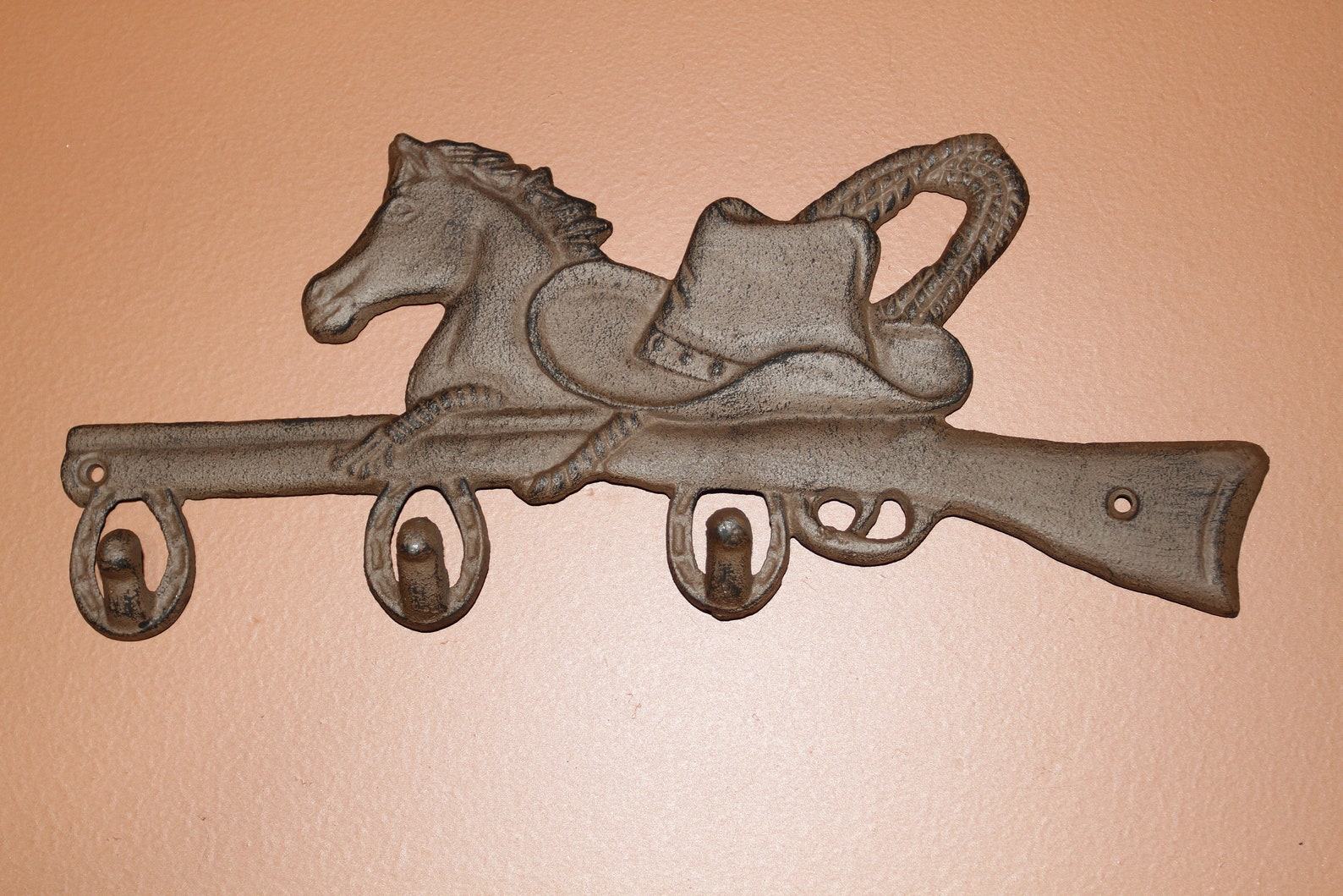 4 Duck Hunter Sportsman Decor Rustic Cast Iron Wall Hooks - Etsy