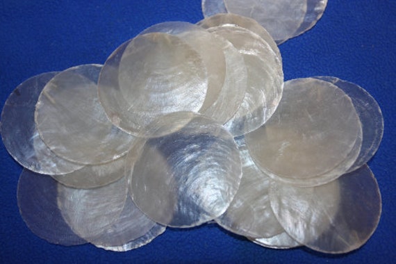 Round Capiz Shells Small Sizes 1 Inch for Seashell Crafts - Etsy