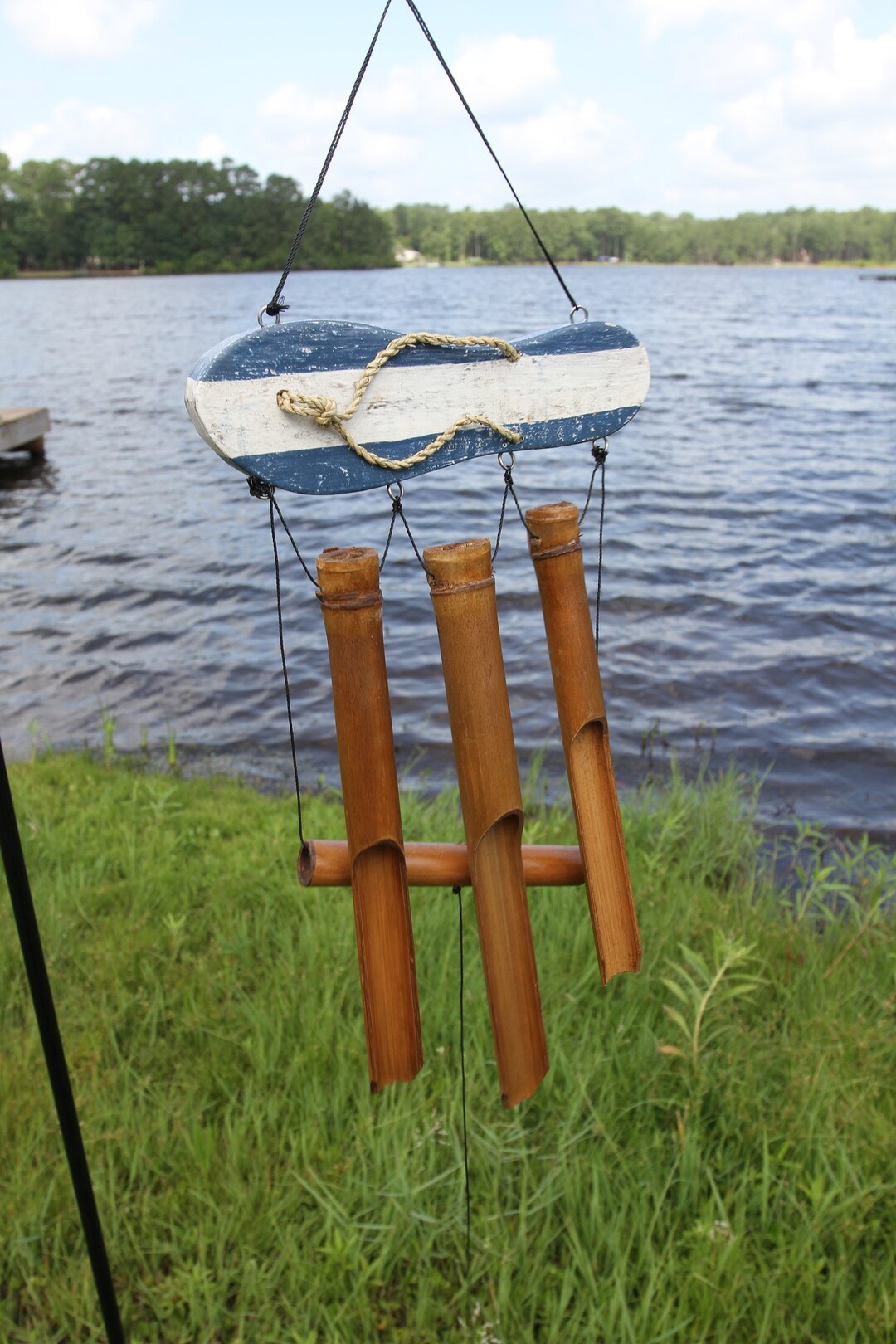 BEACH TREASURE, Wind Chime, Flip Flop Designed as a Supply for the ...