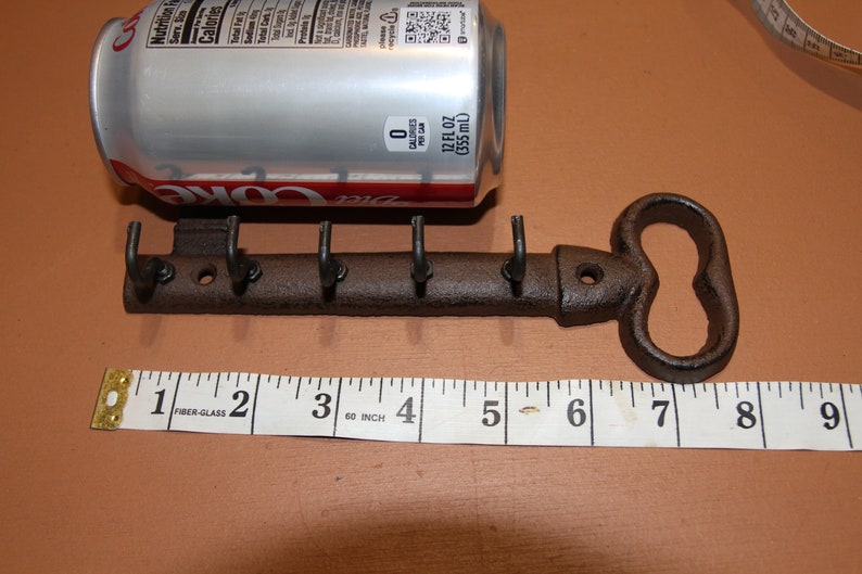 Antique Replica Cast Iron Skeleton Key Hooks Rack 7 5/8 Inch - Etsy