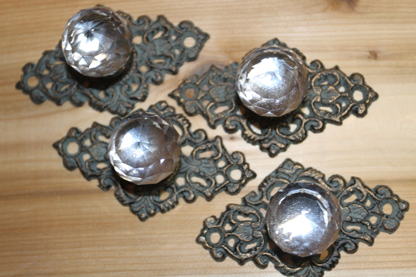 Antique Style Cottage Kitchen Pantry Knob Pulls Cast Iron - Etsy