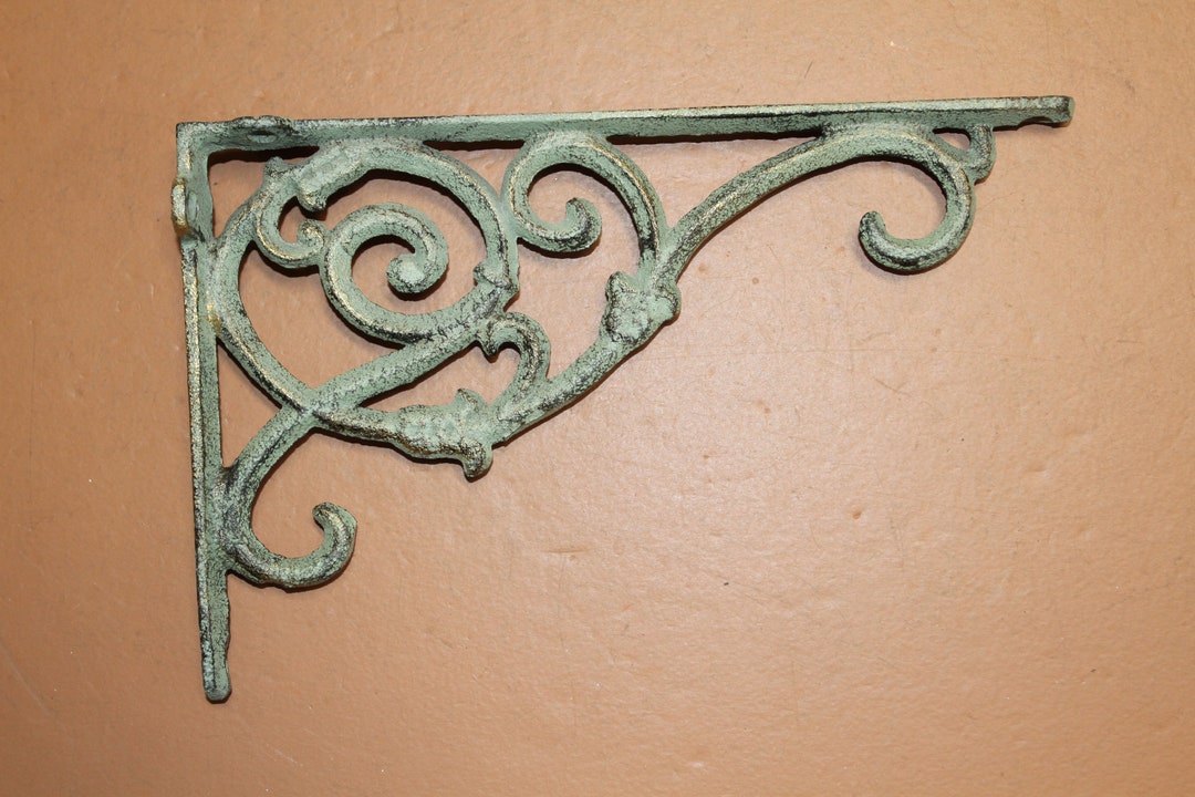 SHELF Bracket,plant Hanger,corbel,bronzed Look,victorian Decor,country ...