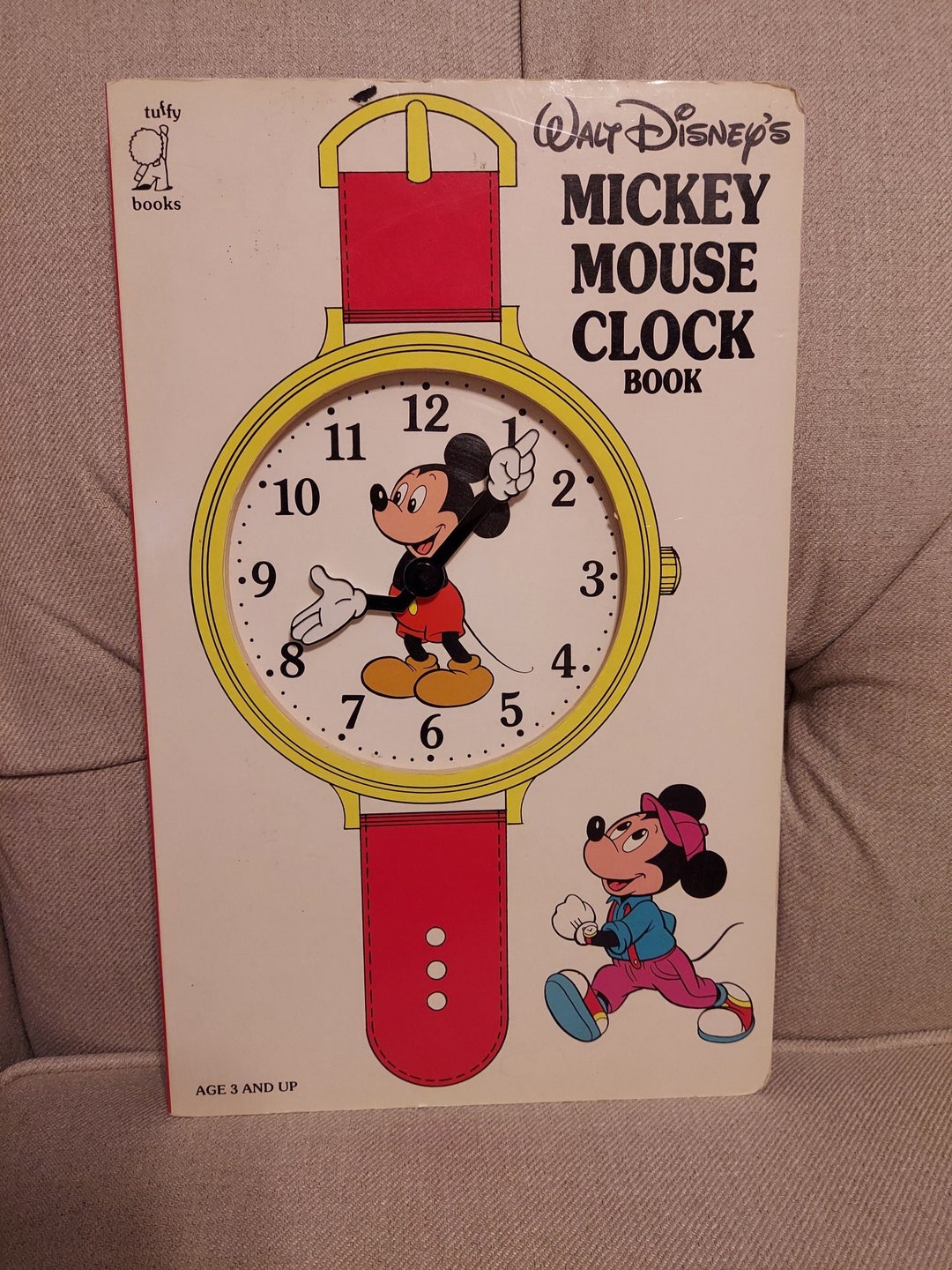 Mickey Mouse Clock Book Vintage Learn to Tell Time - Etsy