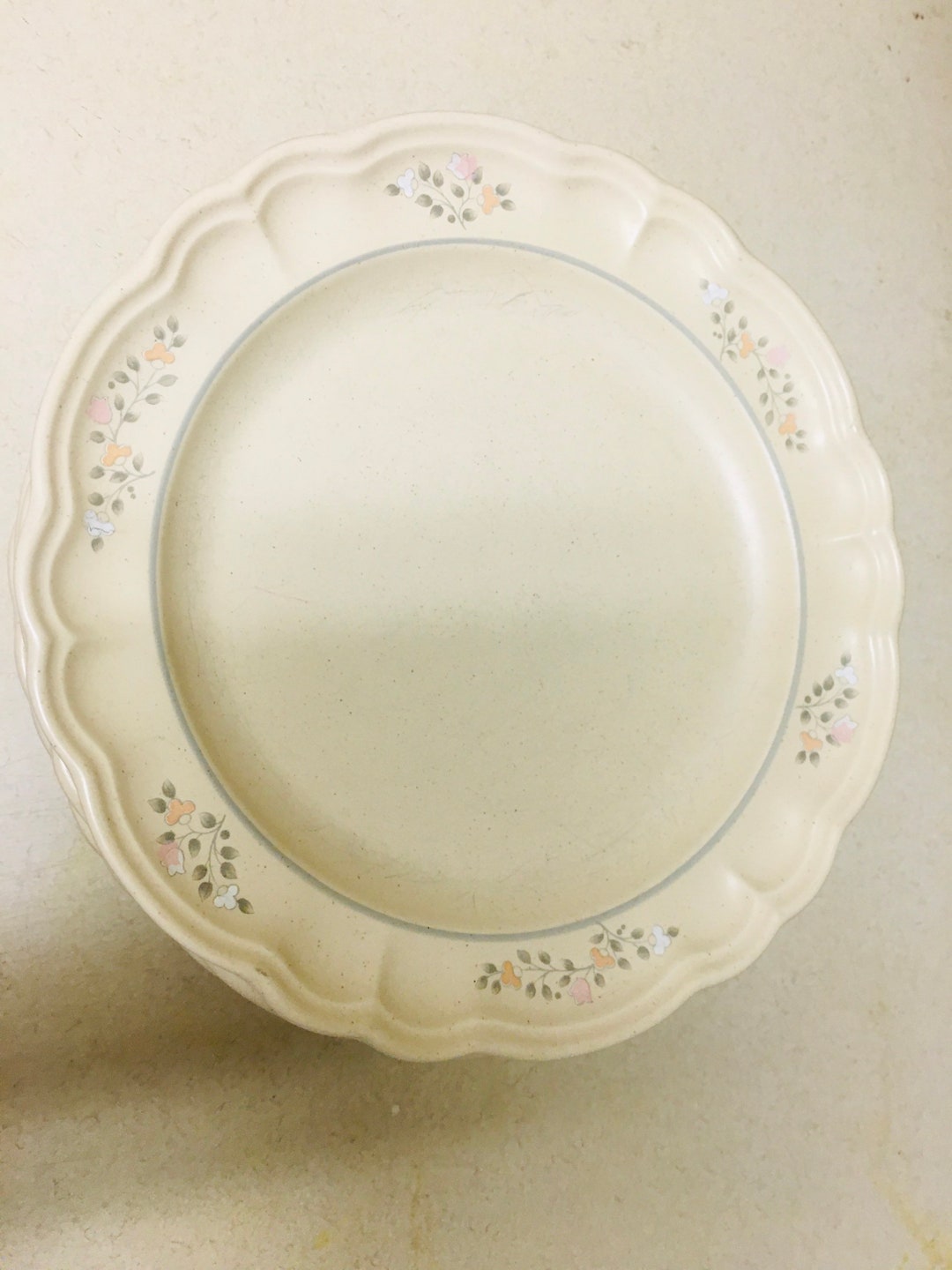 Pfaltzgraff Remembrance Heirloom 10” Dinner Plates Collectibles Round ...
