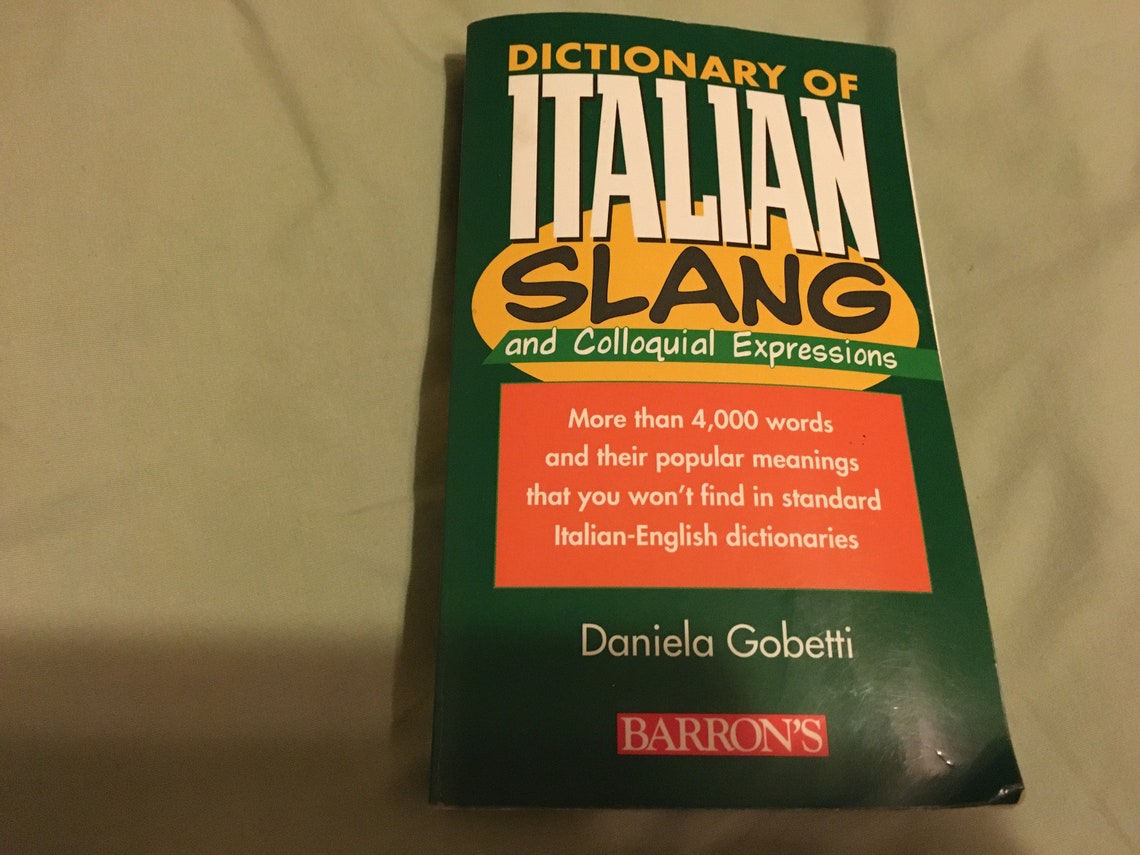Italian Slang Dictionary of Italian Slang and Colloquial - Etsy