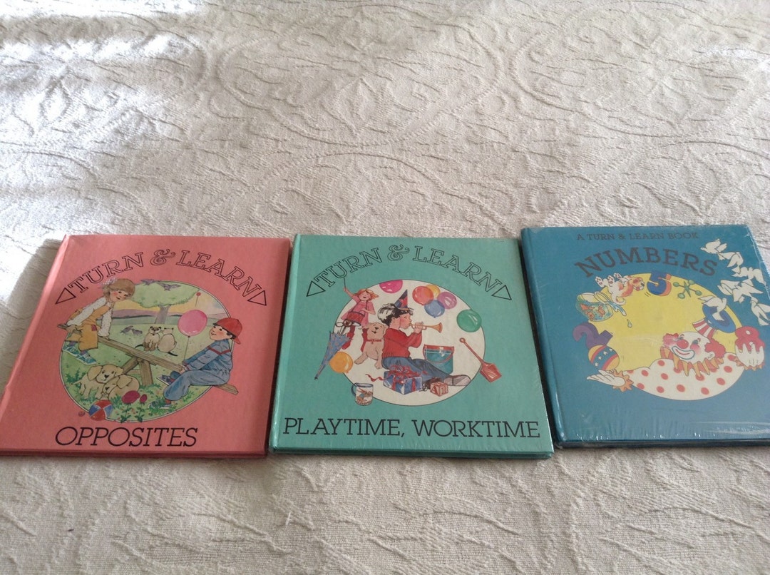 Turn and Learn Educational Activity Books ** Opposites **worktime ...