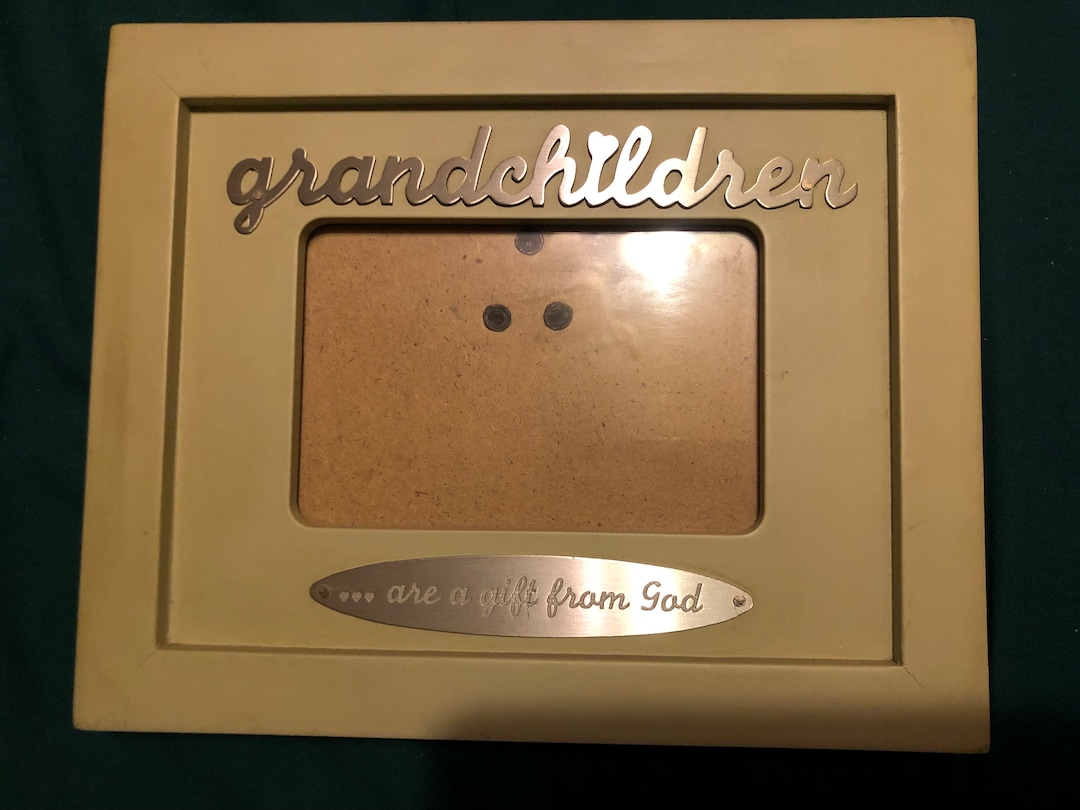 Grandchildren Photo Frame “ Grandchildren Are A Gift From God ...
