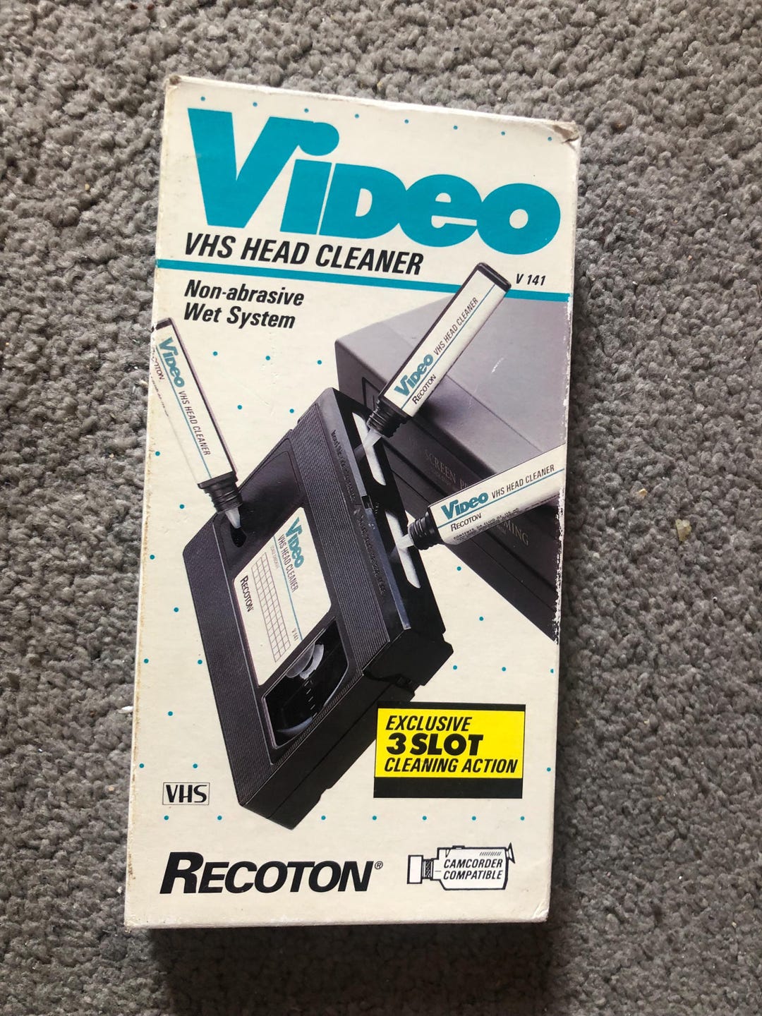 Video VHS Head Cleaner+ Cleaning Solution Camcorder Compatible - Etsy