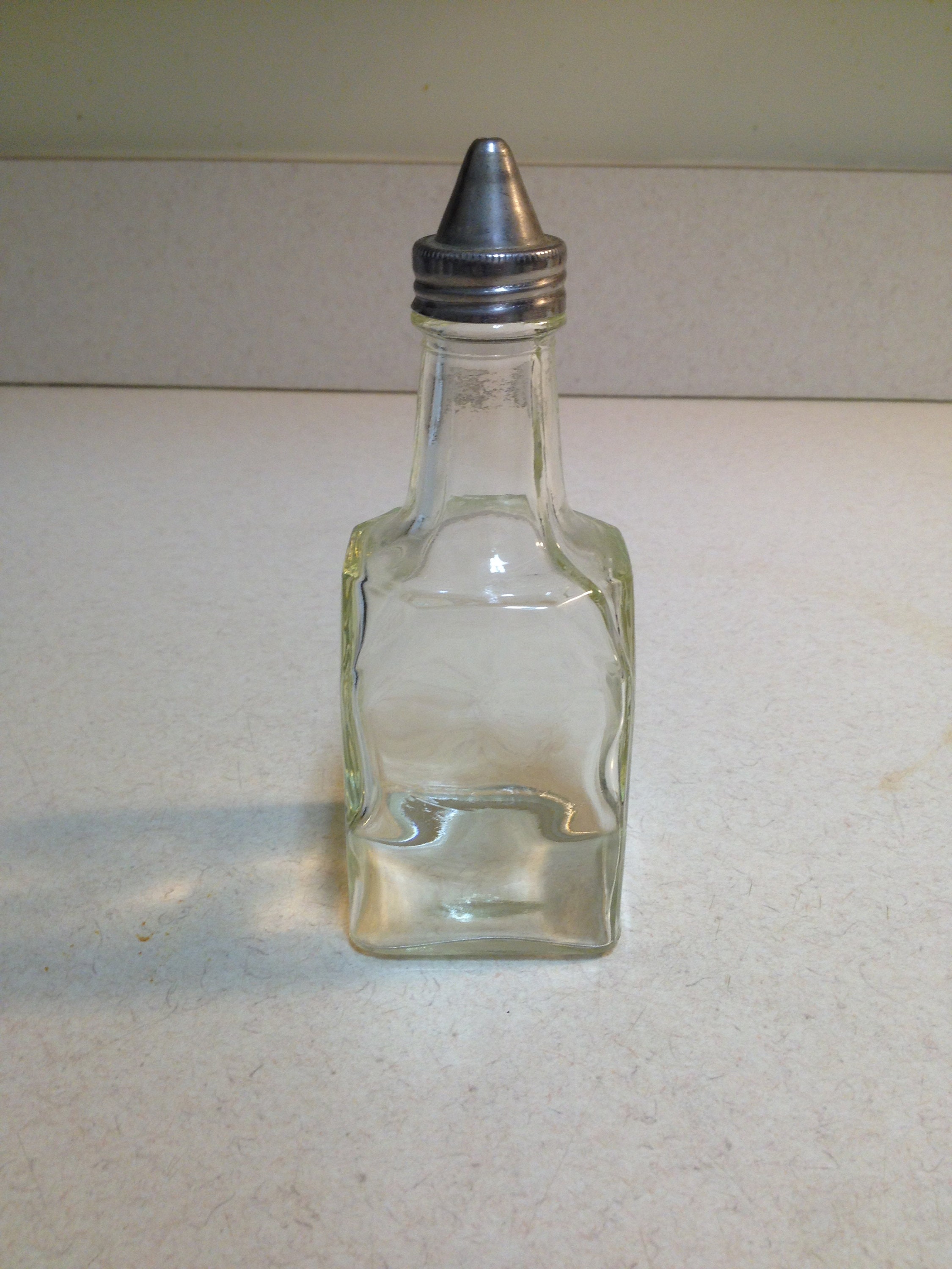 Glass Odd-shaped Jars or Bottles Clear Glass Vinegar or Oil | Etsy