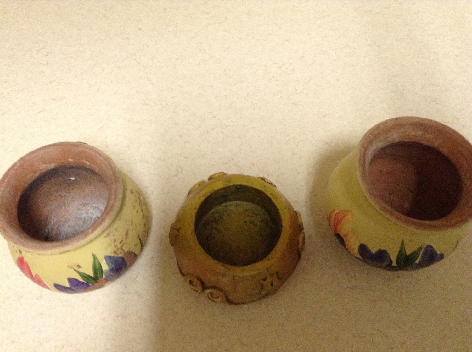 Olla Mini-size Pottery Vessels 3 Olla Polychrome Pottery Vessels Native ...