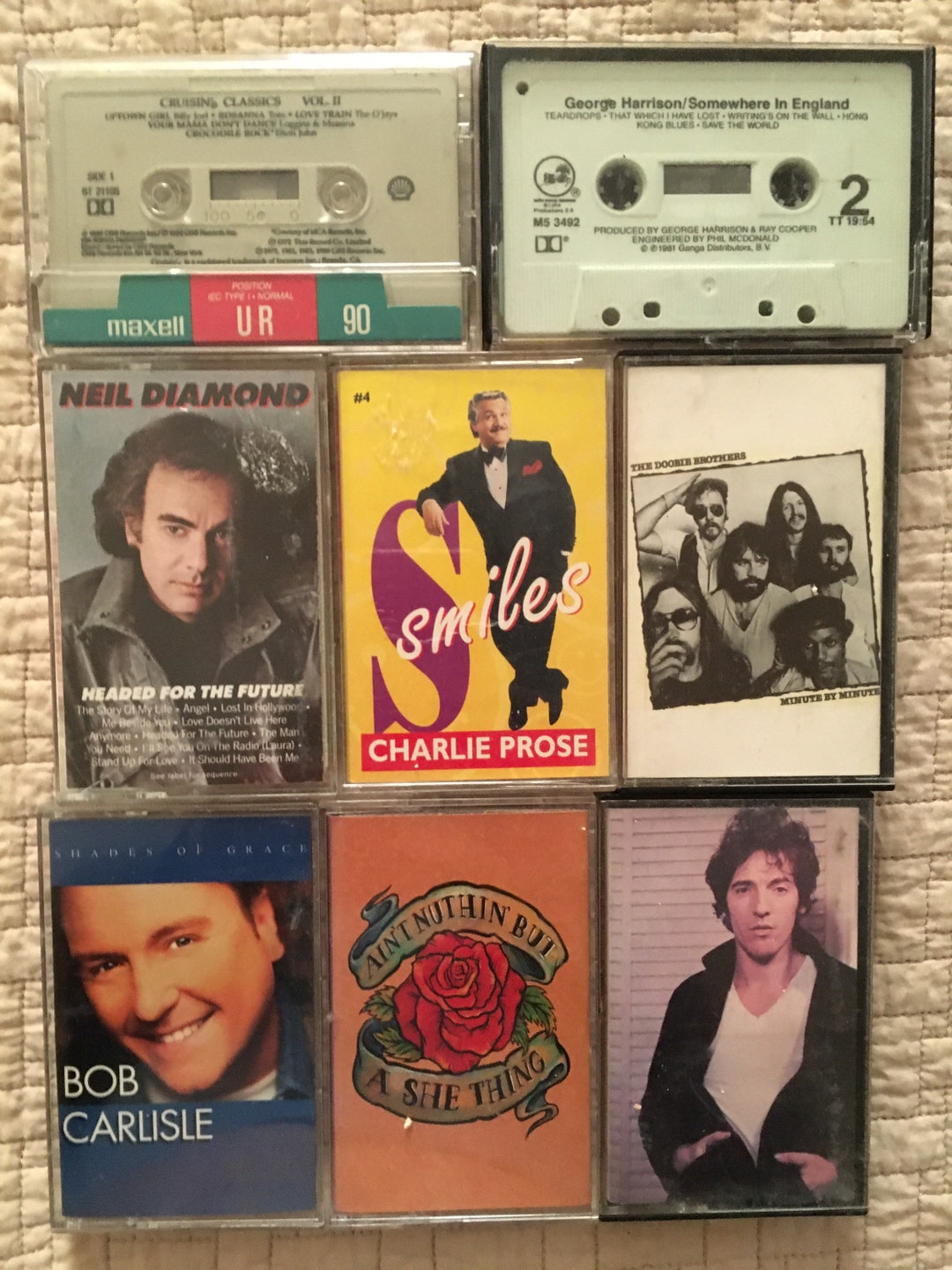 80s & 90s Cassettes Doobie Brothers Bob Carlisle Charlie Prose Bruce ...