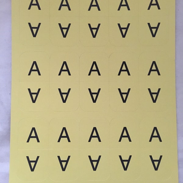 Double Sided Sticker Sheet - Etsy