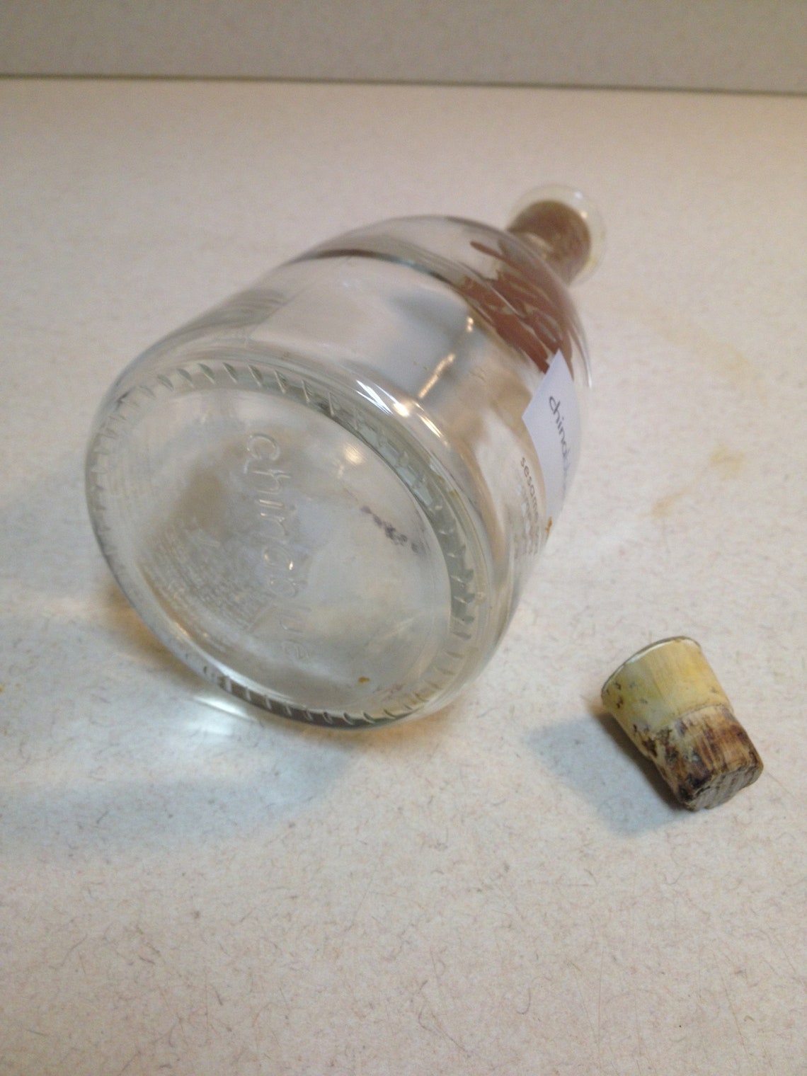 Glass Odd-shaped Jars or Bottles Clear Glass Vinegar or Oil - Etsy UK