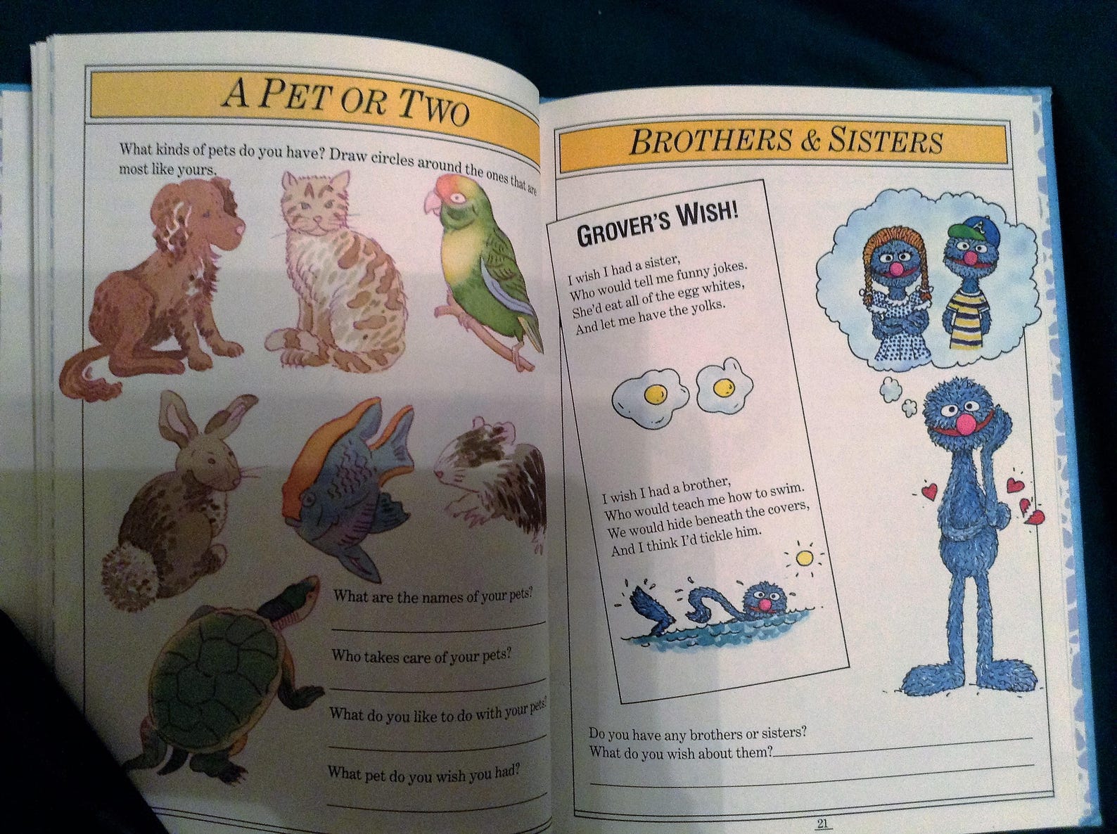 SESAME STREET My Memory Book How I've Grown What I've | Etsy