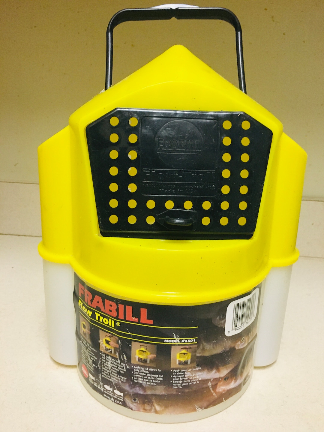Fishing Flow Troll Bait Bucket 6 Quart Plastic Bucket - Etsy